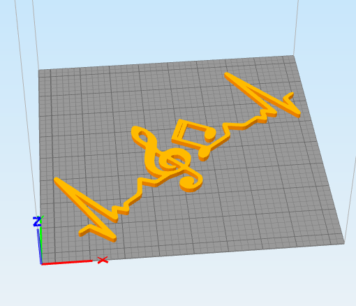 STL file wall decor music waves set・Model to download and 3D print・Cults