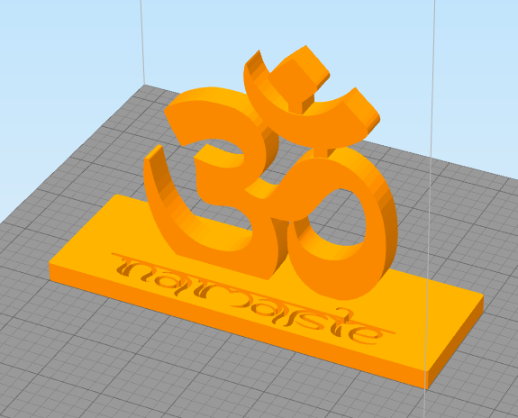 STL file sculpture om・3D printer model to download・Cults