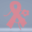 Download free STL file breast cancer ribbon • 3D printer model ・ Cults