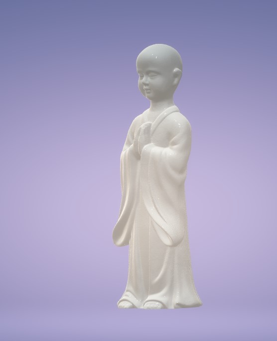 STL file Meditating monk・3D printable design to download・Cults