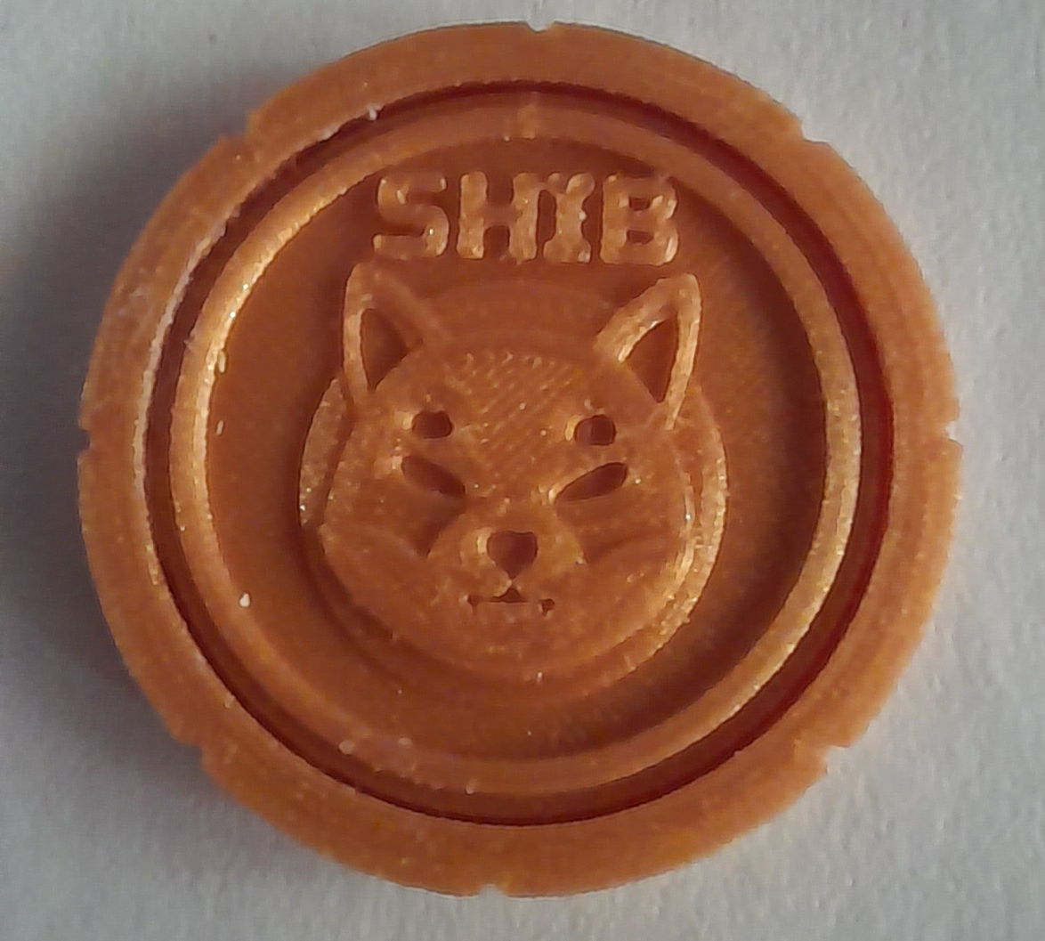 STL file Shiba Inu Coin 🪙・3D printing template to download・Cults