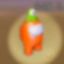 Download STL file AMONG US ALIEN (HI-RES) • 3D print model ・ Cults