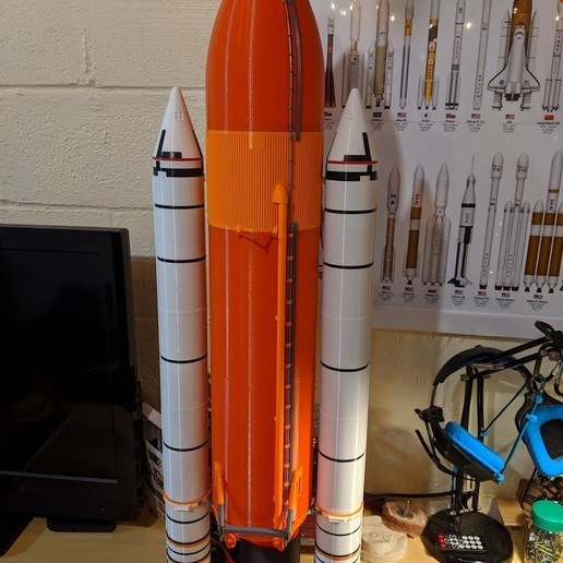 3D printed space shuttle STS31 hubble discovery pack 2/3 • made with ...