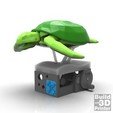 Download free 3D printer templates Save the Sea Turtles (automata) ・ Cults