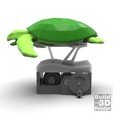 Download free 3D printer templates Save the Sea Turtles (automata) ・ Cults