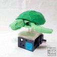 Download free 3D printer templates Save the Sea Turtles (automata) ・ Cults