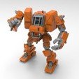 Download free STL file Heavy Construction Walker (Action Figure ...