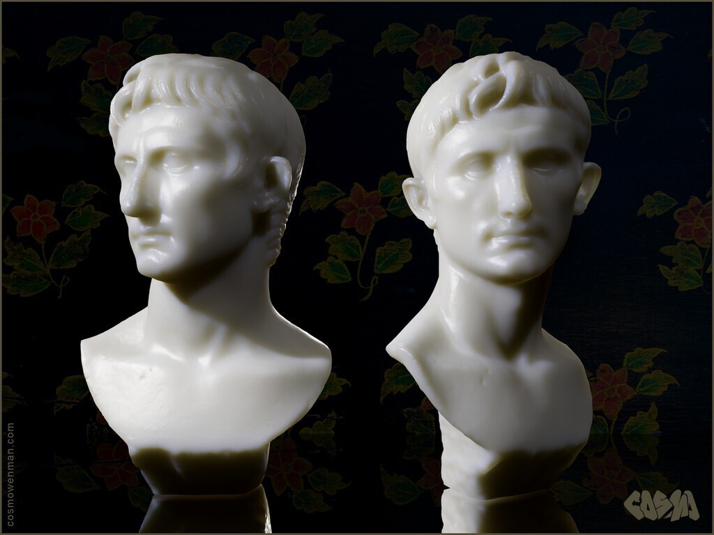 Free OBJ file Augustus 🗿・3D printable model to download・Cults