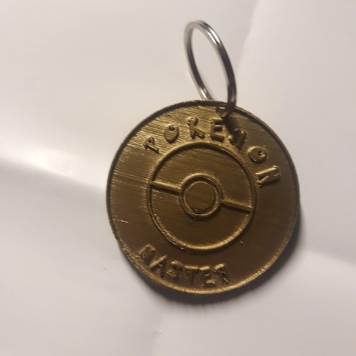 Download 3D printing files POKEMON MASTER - COIN - KEY CHAIN ・ Cults