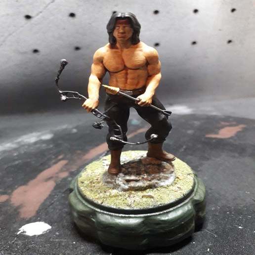 Download free STL file Rambo • 3D printing object ・ Cults