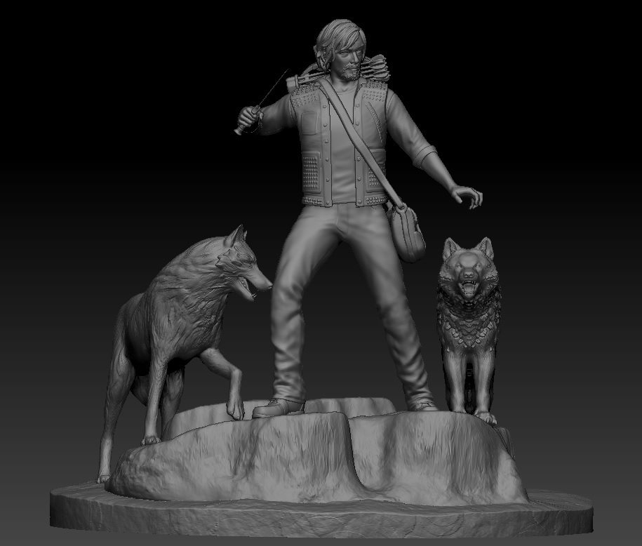 STL file Daryl Dixon 😵・3D printable model to download・Cults
