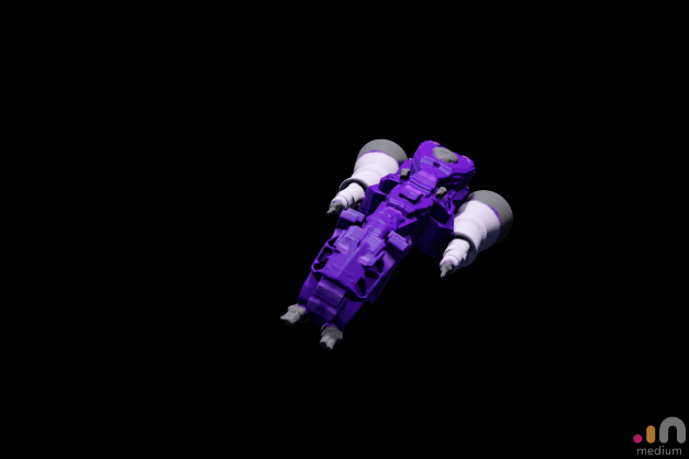 Archivo STL gratis Nave espacial Cerkit nº 1・Objeto para impresora 3D ...