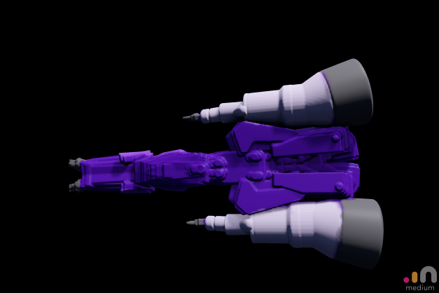 Archivo STL gratis Nave espacial Cerkit nº 1・Objeto para impresora 3D ...