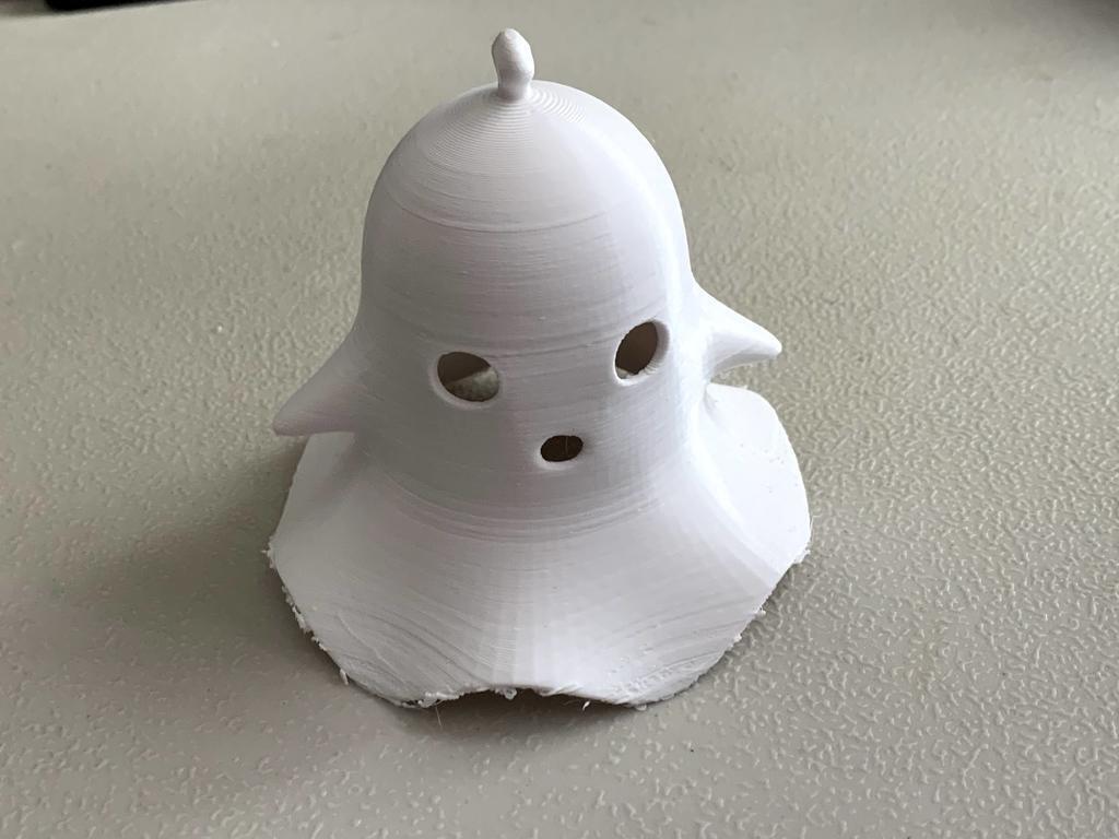 Free STL file Halloween Ghost Decoration with Rotated Hole・Model to ...
