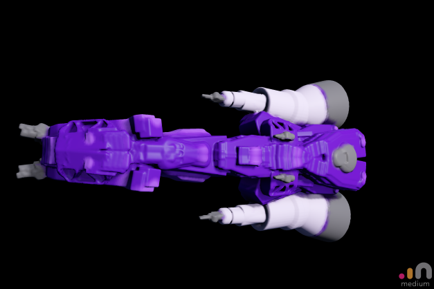 Archivo STL gratis Nave espacial Cerkit nº 1・Objeto para impresora 3D ...