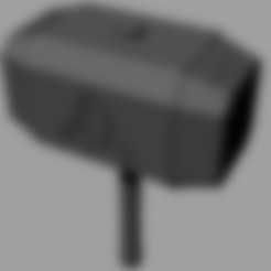 Download 3D print files Mjolnir, Thor's Hammer ・ Cults