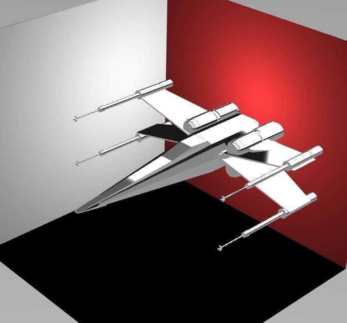 STL file X-wing・3D printable model to download・Cults