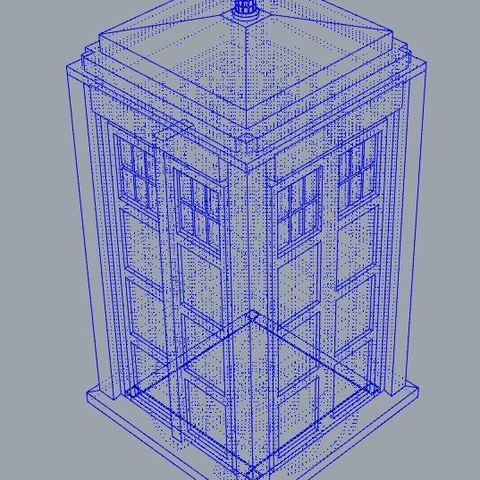 Download STL file TARDIS Model • Model to 3D print ・ Cults