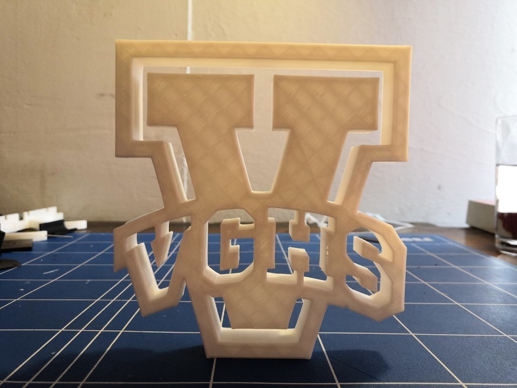 Archivo STL Cartel VGHS 🚩・Modelo para descargar y imprimir en 3D・Cults