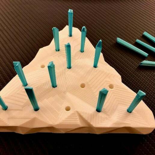 Download free STL file ICE BERG PEG PUZZLE • 3D printable model ・ Cults