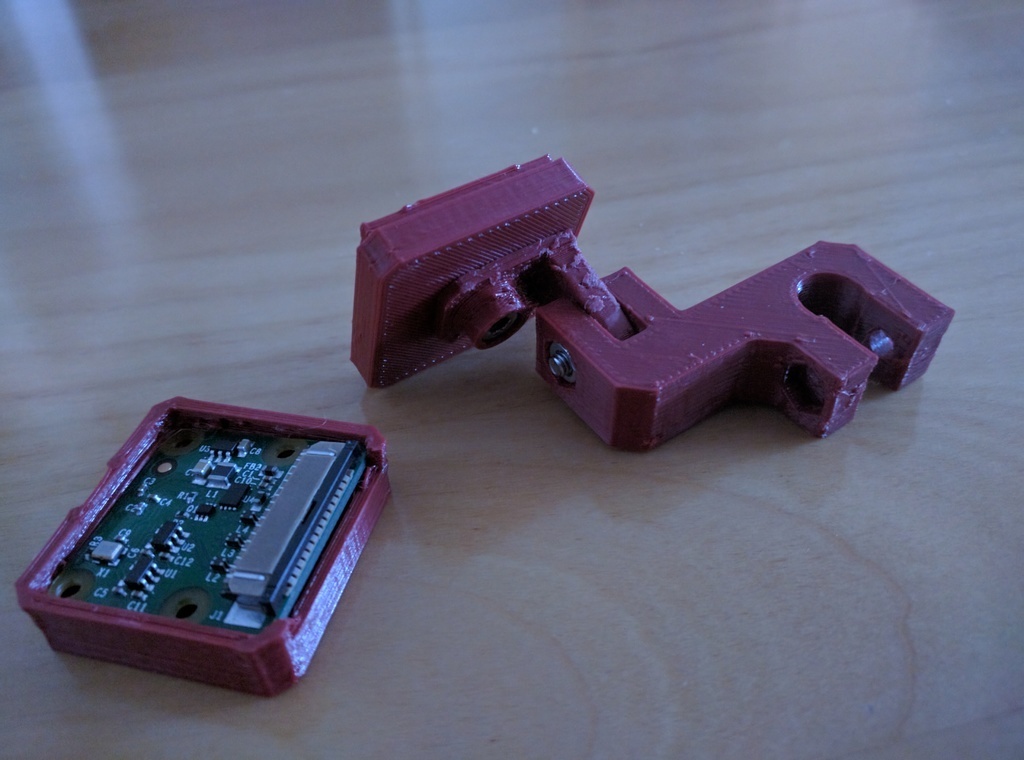 Free 3D file Raspberry Pi Camera Clamp for 3D Printer・Model to download ...