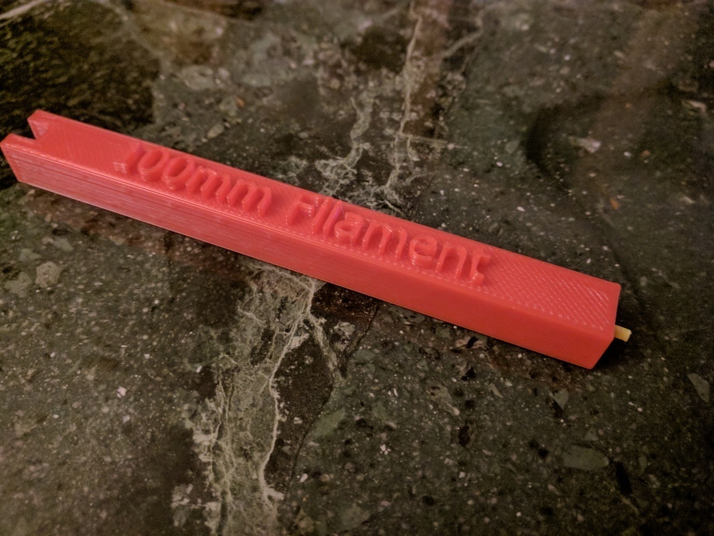 Free 3D file Filament Measurement Gauge・3D print object to download・Cults