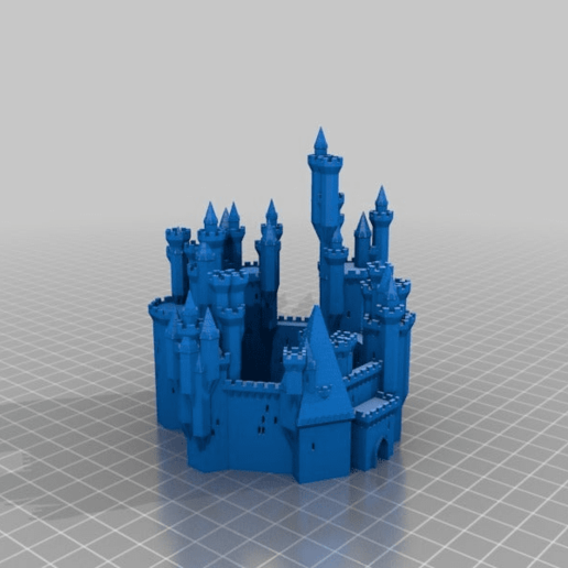 Download free STL file My Customized Grand Castle • 3D printable ...