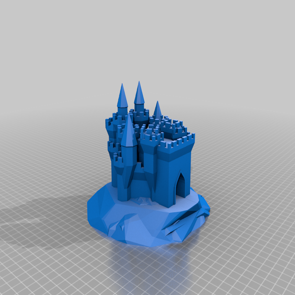 Free 3D file Generated Castle 1・3D printer design to download・Cults