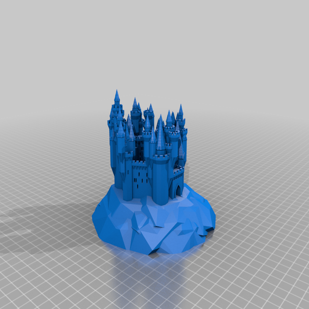 Free 3D file More Detailed Castle・3D print object to download・Cults