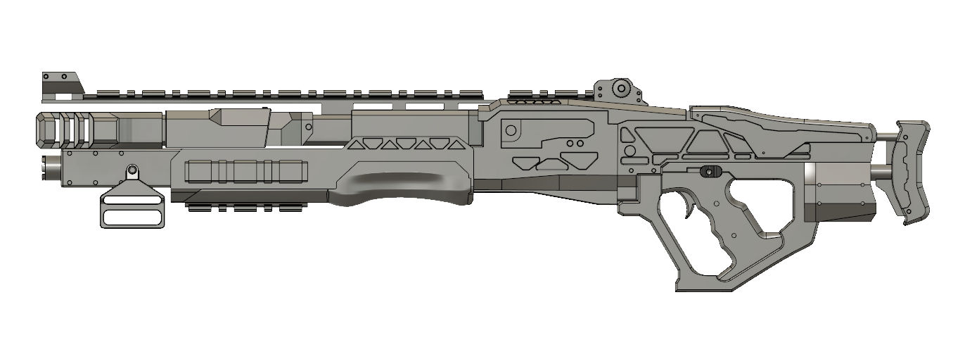 STL file Mastiff Shotgun 🎲・3D printable model to download・Cults