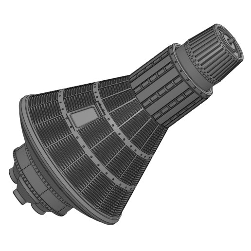 Download STL file NASA Spacecraft - Mercury Space Capsule • 3D ...