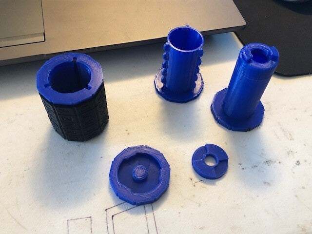 Free STL file Combination Lock 00 Cryptex New Bottom Lock・3D printer ...