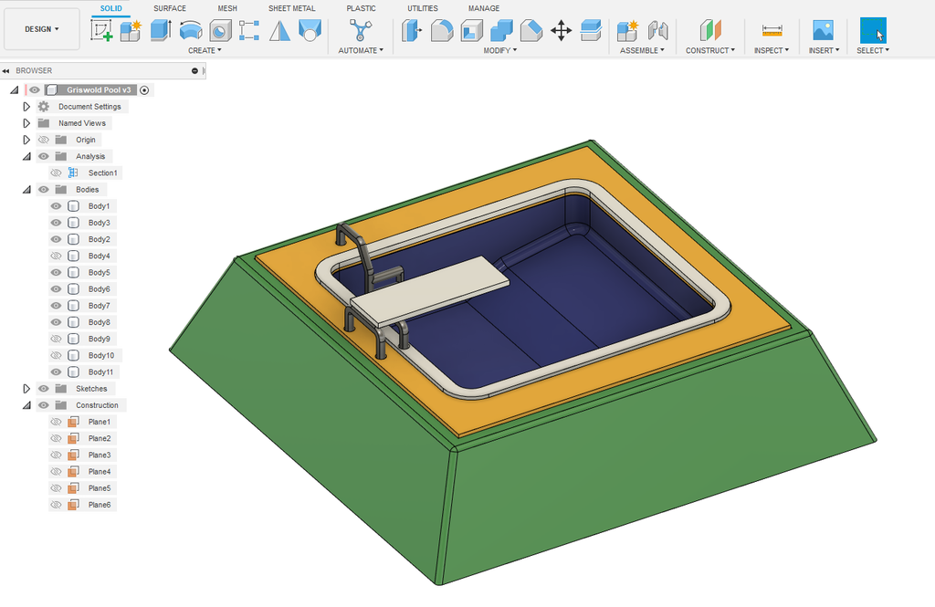 Free 3D file Christmas Vacation Griswold Family Pool・3D printable model ...