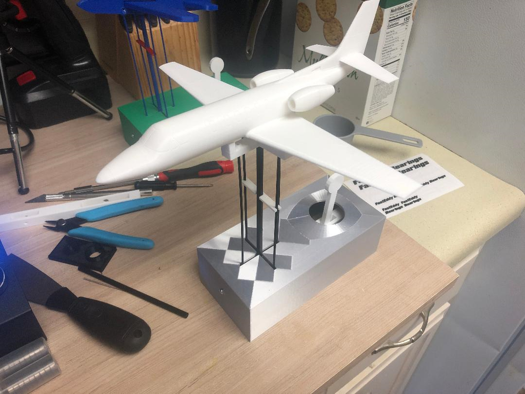 Free STL file Airplane Simulator (Mechanical) No Strings and Print in ...