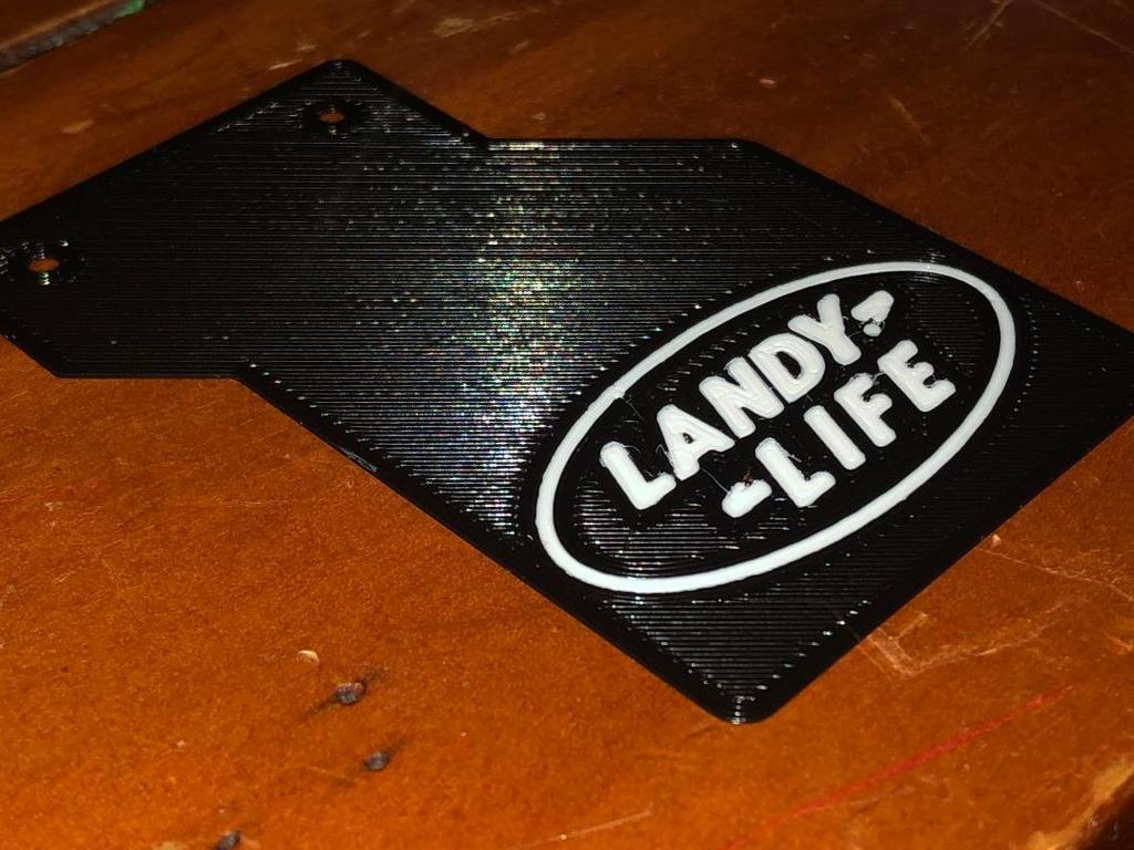 Free STL file Landy Life Mud Flaps 3DSETS RC Landy・3D print object to ...