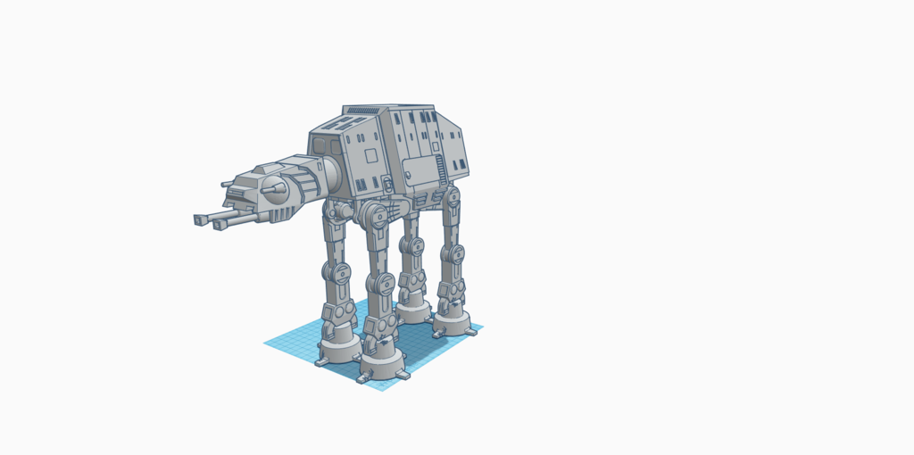 Archivo STL gratis Walking ATAT More Detailed Body Pieces・Modelo ...