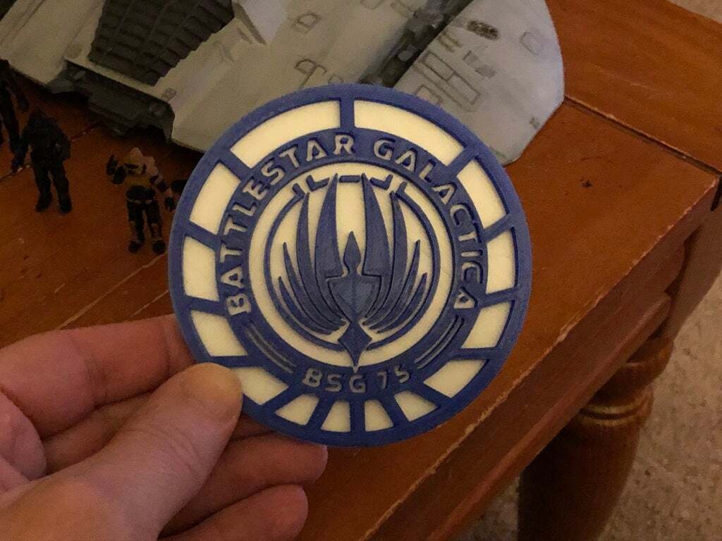 Free STL file BSG 75 Coaster 100mm・3D printer design to download・Cults