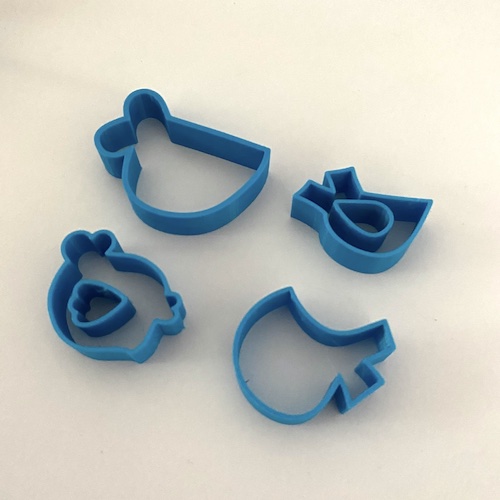 STL file Bird Cutters (Set of 4) 🐦・3D printable model to download・Cults