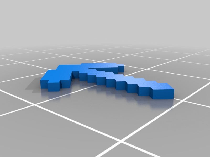 Free 3D file Minecraft pickaxe spinner cap・3D printing model to ...