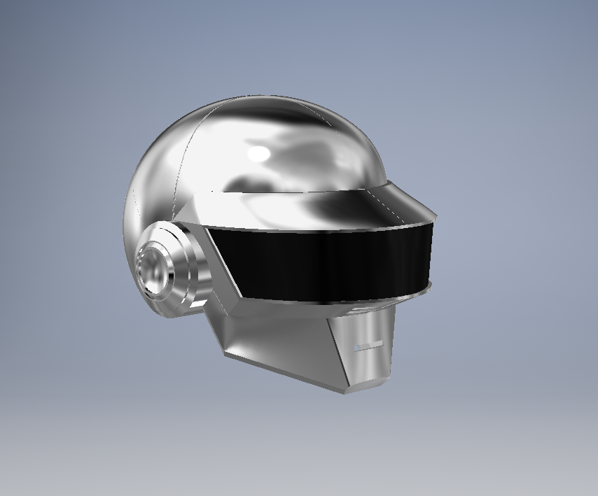 Download Free Stl File Daft Punk Thomas Helmet • 3d Print Model ・ Cults