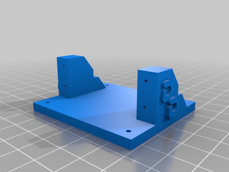 Fichier STL gratuit Plaque de servo à montage latéral 🧞‍♂️・Plan ...