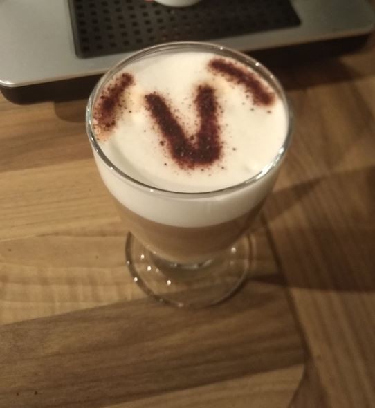 Free STL file vbuck cappuccino stencil・3D printing design to download・Cults