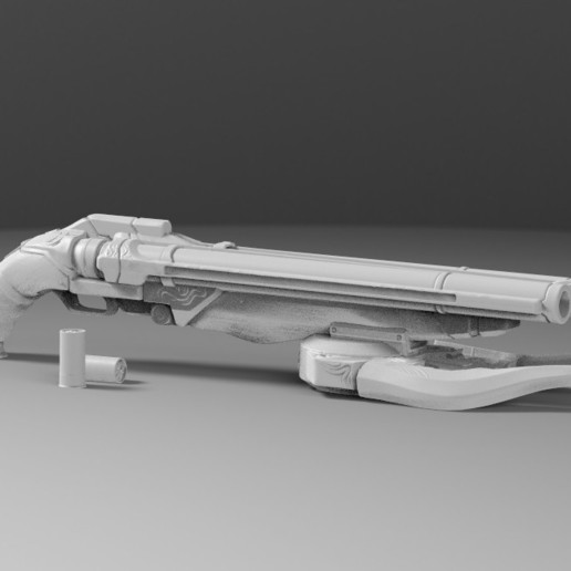 Download STL file DOOM shotgun for cosplay • 3D print design ・ Cults