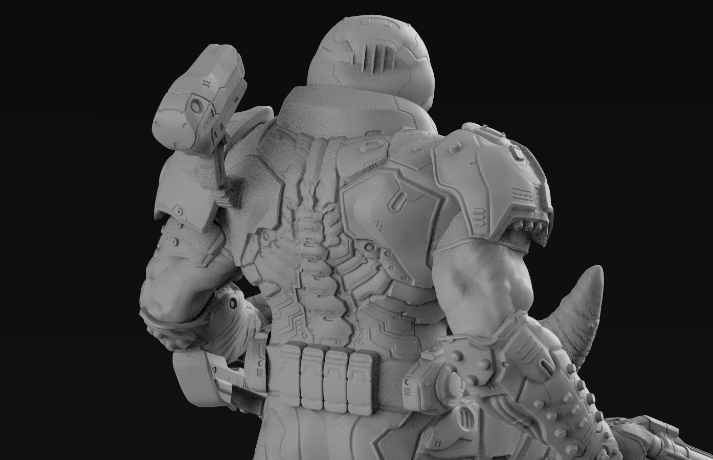 Descargar archivo STL DOOM SLAYER • Objeto para imprimir en 3D ・ Cults