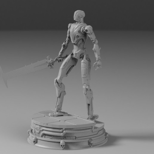 Download STL file Samuel Hayden (DOOM ETERNAL) • Object to 3D print ・ Cults