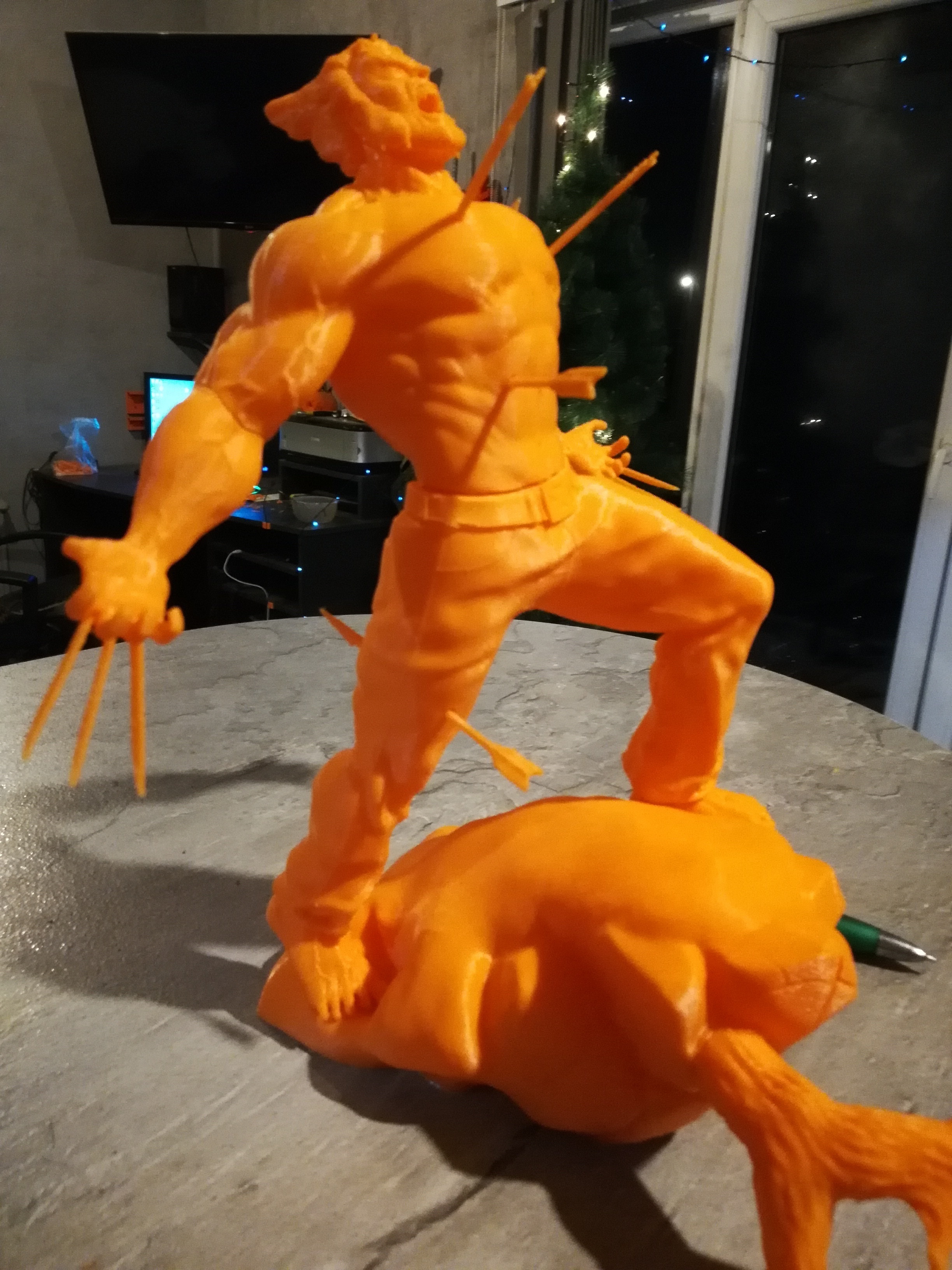 STL file Wolverine statue 🎨・3D printing idea to download・Cults