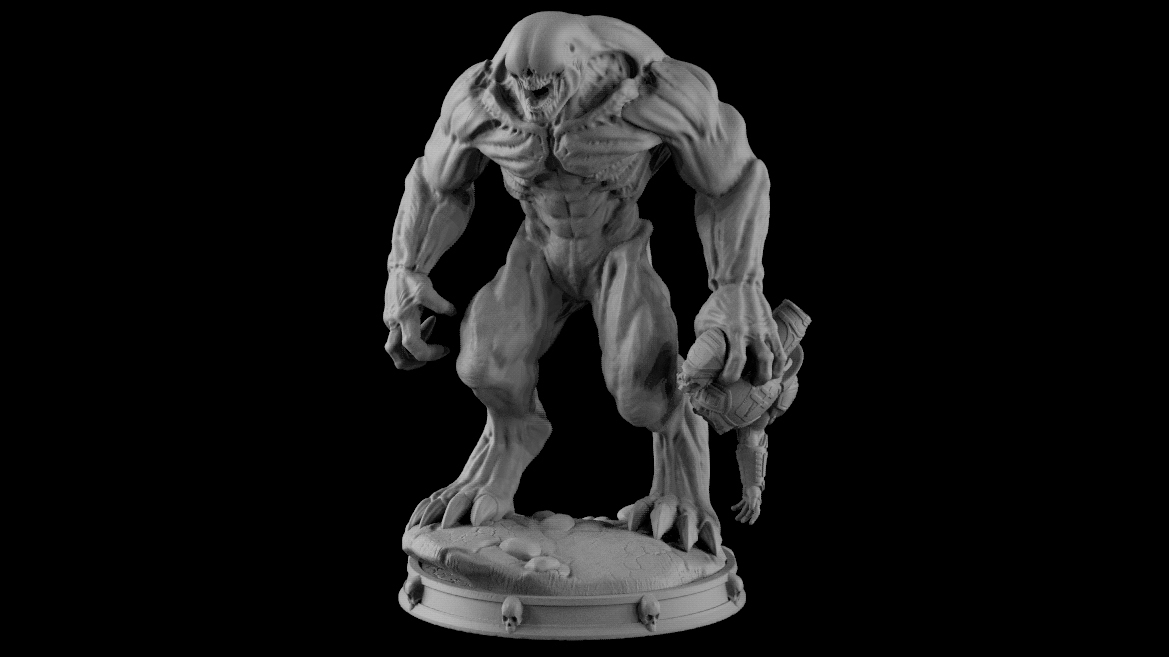 Download STL file HELL KNIGHT (DOOM) • Template to 3D print ・ Cults