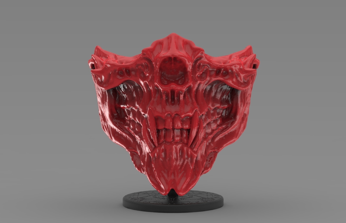 Download STL file Demon Mask (Covid19) • 3D printing design ・ Cults