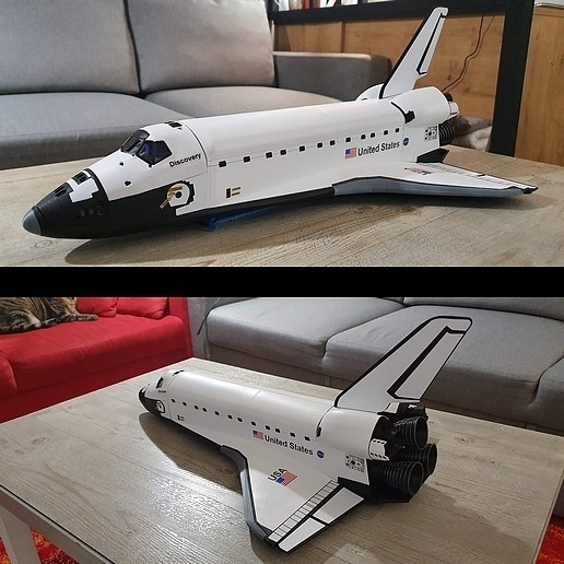 3D printed space shuttle STS31 hubble discovery pack 3/3 ・ Cults