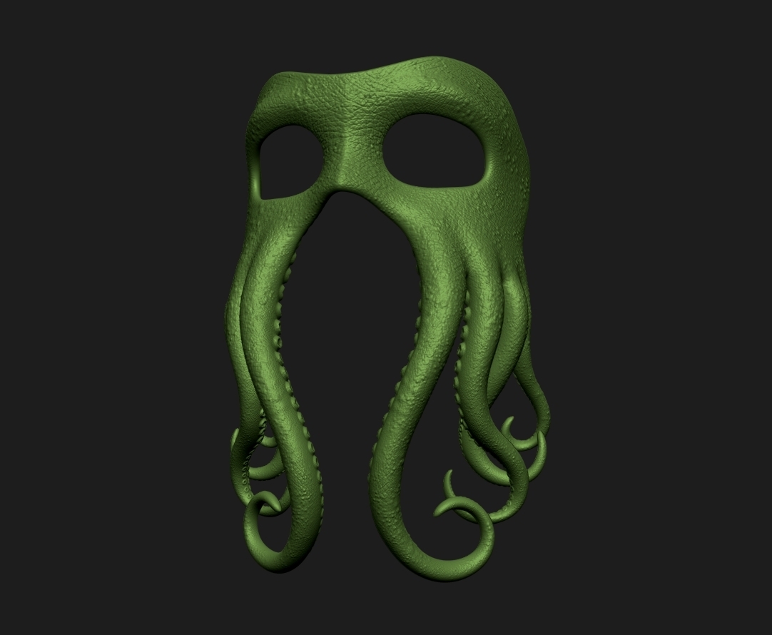 STL file Cthulhu mask Lovecraft・3D printable design to download・Cults